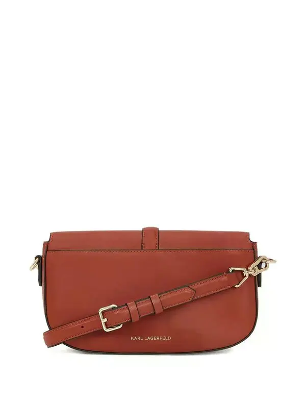 Karl Lagerfeld K/autograph Padlock Leather Shoulder Bag