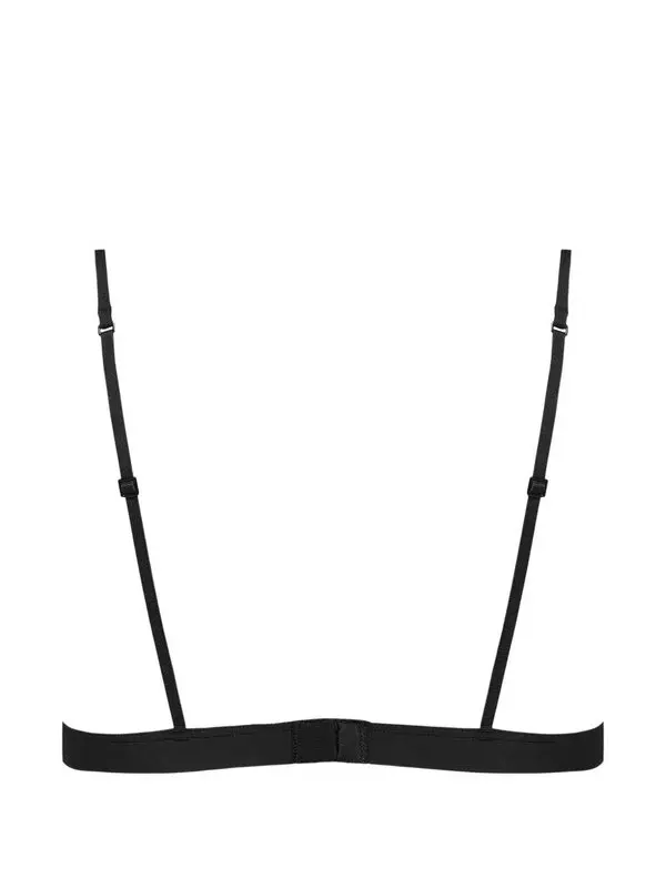 MAISON CLOSE Pure Tentation Triangle Mesh Bra - Black