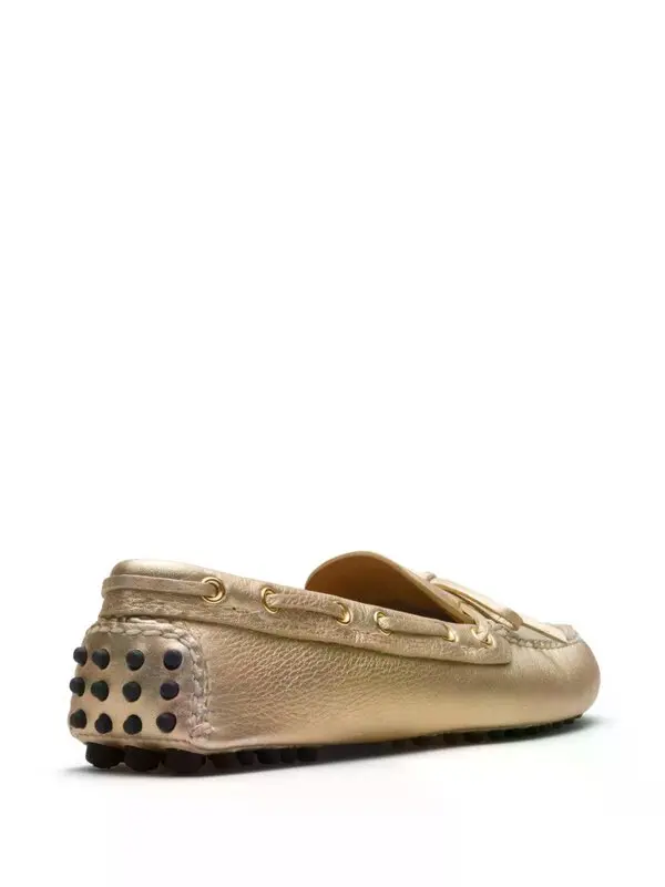 Car Shoe Grained Leather Driving Shoes