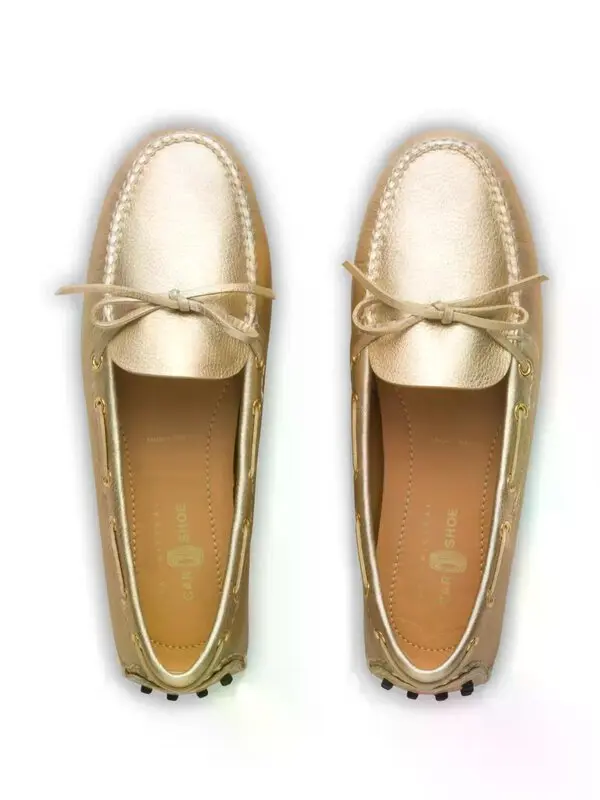 Car Shoe Grained Leather Driving Shoes