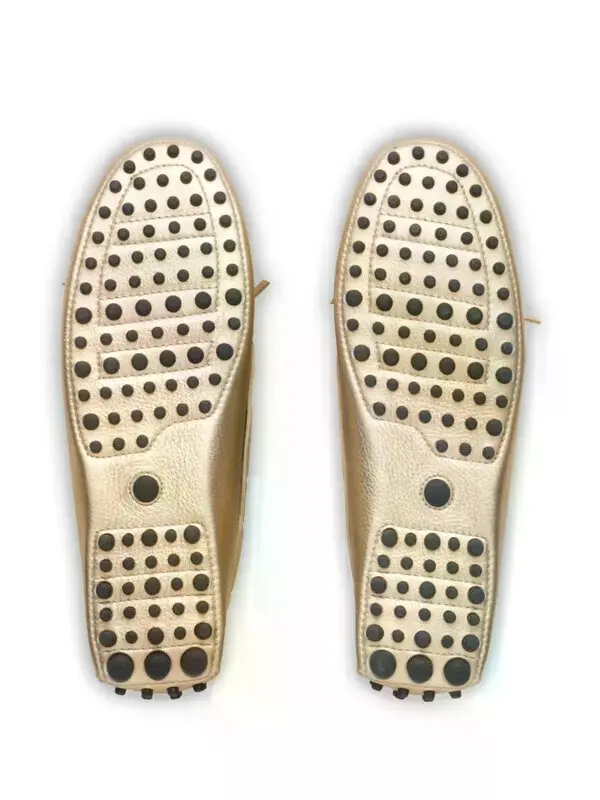 Car Shoe Grained Leather Driving Shoes