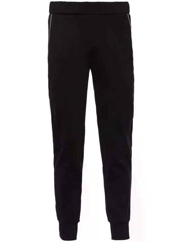 Prada Sweatpants With Re-nylon Details - Black
