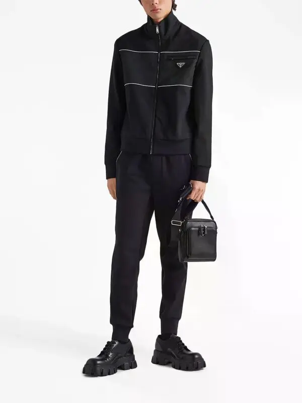Prada Sweatpants With Re-nylon Details - Black