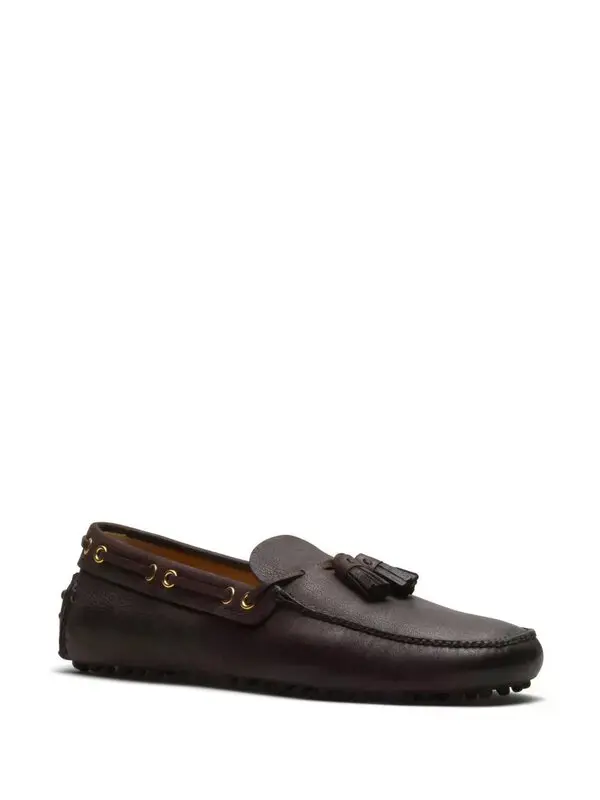 Car Shoe Tassel Leather Driving Shoes
