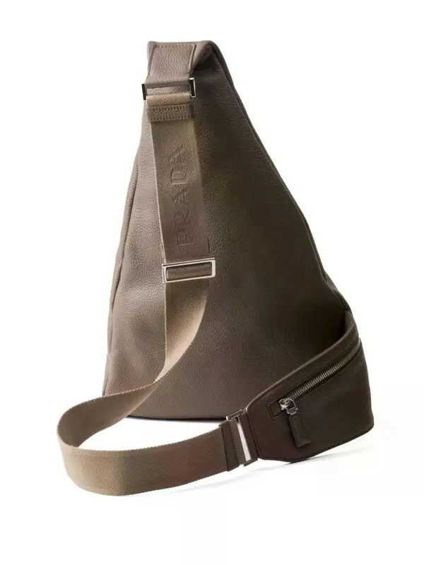 Prada Grained Leather Crossbody Bag