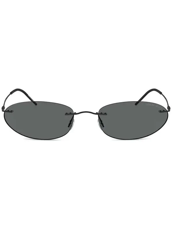 Giorgio Armani Oval Frame Sunglasses
