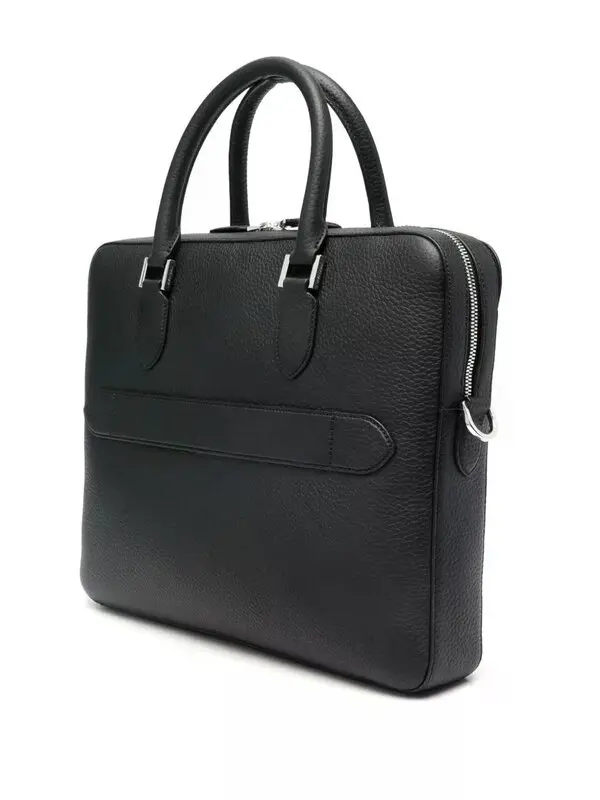 ASPINAL OF LONDON Pebbled Leather Briefcase