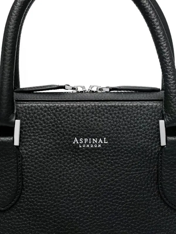 ASPINAL OF LONDON Pebbled Leather Briefcase