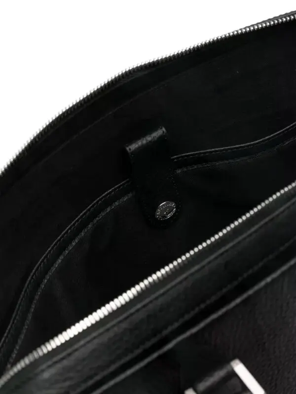ASPINAL OF LONDON Pebbled Leather Briefcase