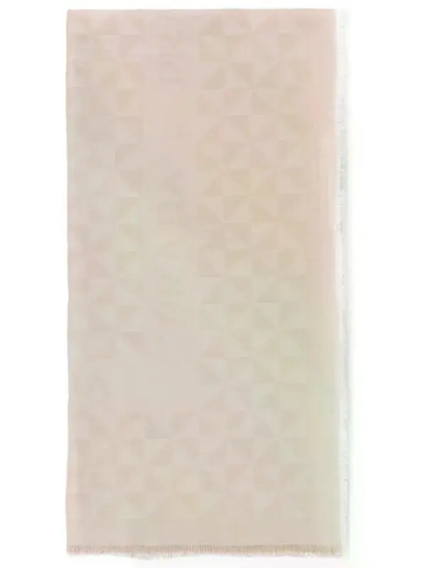 Prada Logo-jacquard Scarf - Pink