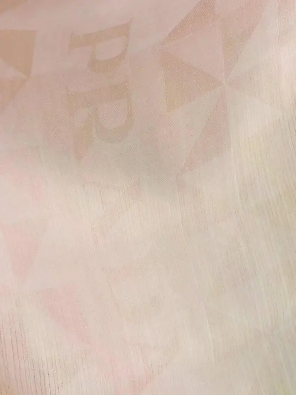 Prada Logo-jacquard Scarf - Pink