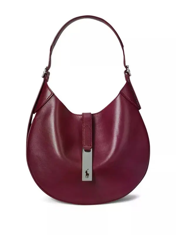 Polo Ralph Lauren Polo Id Curved Leather Bag - Red