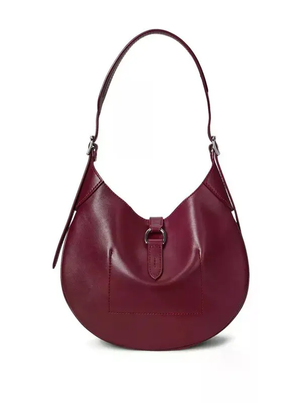 Polo Ralph Lauren Polo Id Curved Leather Bag - Red