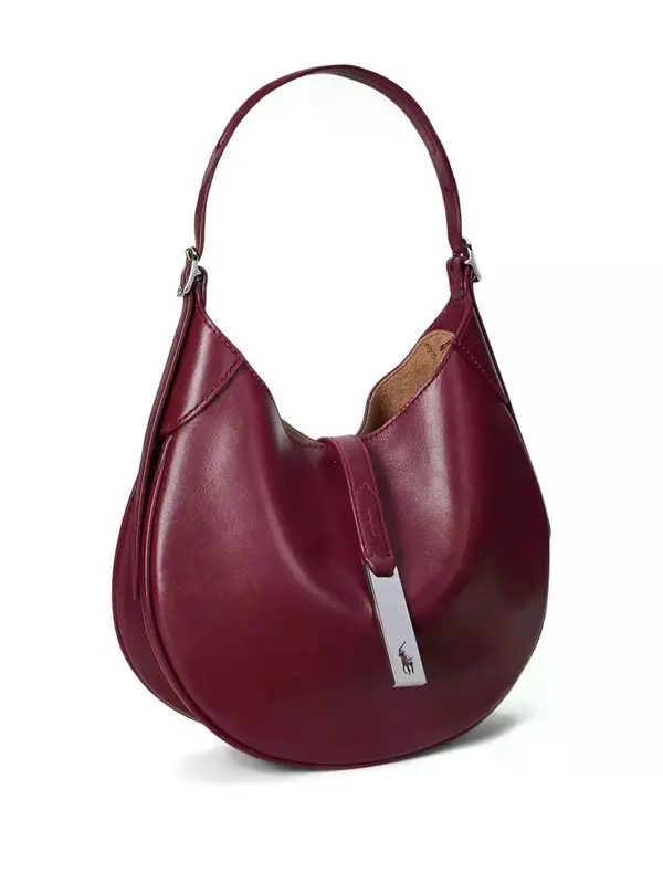 Polo Ralph Lauren Polo Id Curved Leather Bag - Red