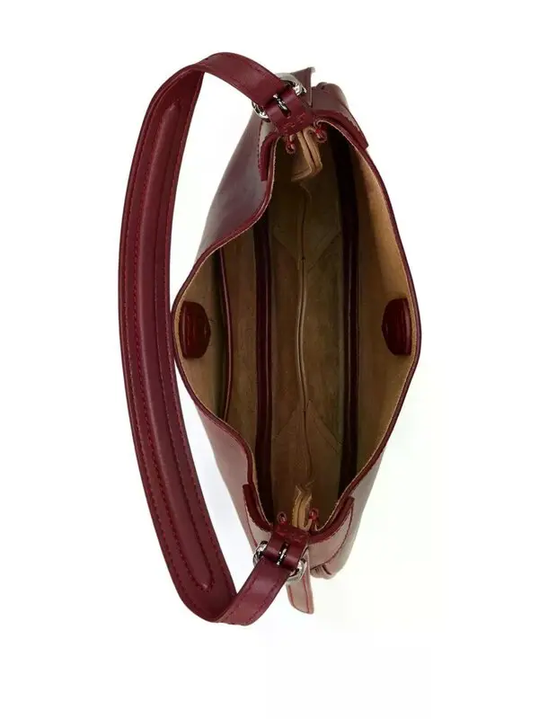 Polo Ralph Lauren Polo Id Curved Leather Bag - Red