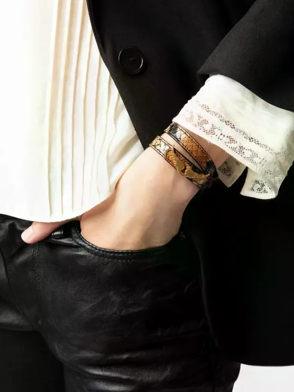 Zadig&Voltaire Rock Wild Leather Bracelet