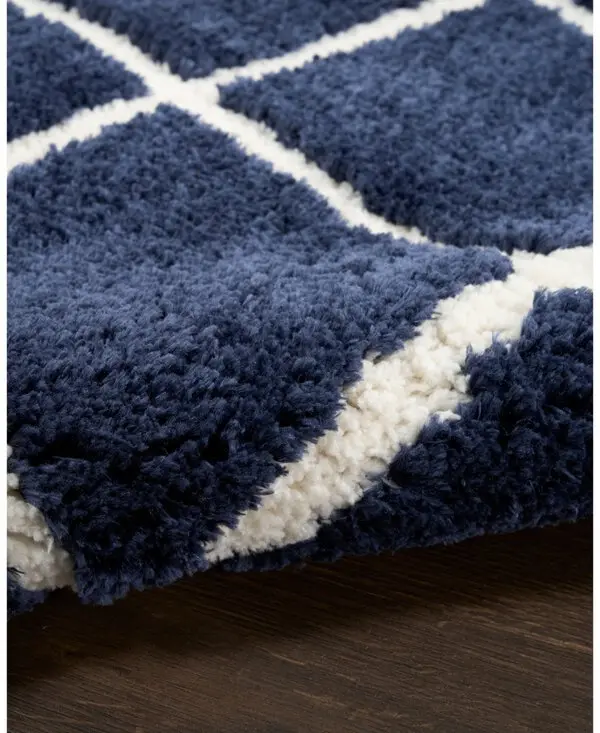 Dkny West End Ave Wte01 Area Rug, 3'9 X 5'9 - Navy/ivory