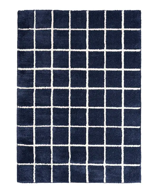 Dkny West End Ave Wte01 Area Rug, 6' X 9 - Navy/ivory