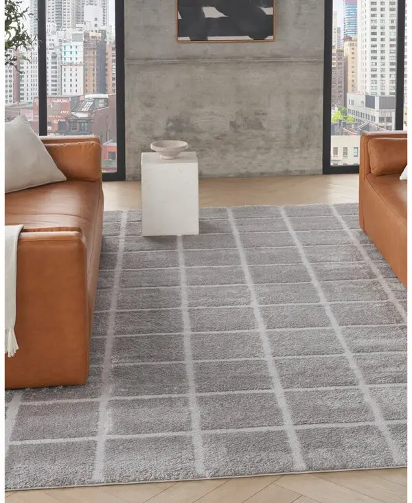 Dkny West End Ave Wte01 Area Rug, 7'8 X 9'8 - Grey