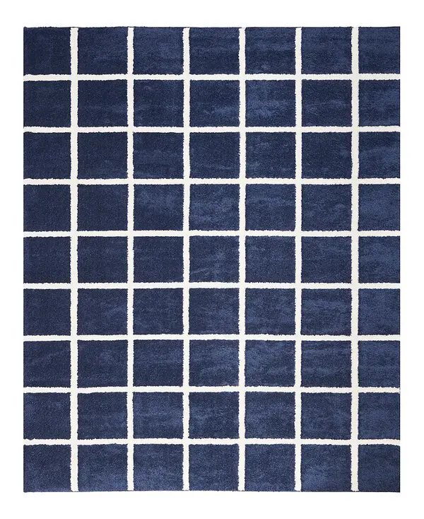 Dkny West End Ave Wte01 Area Rug, 7'8 X 9'8 - Navy/ivory