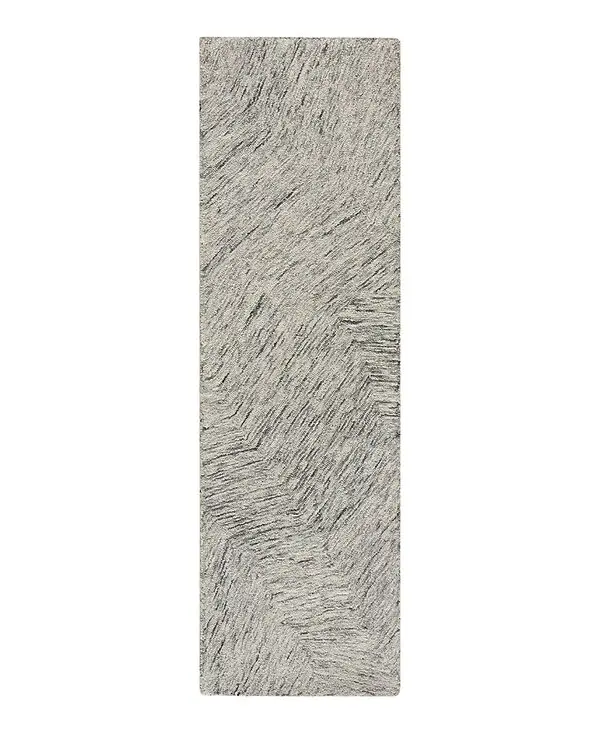 Dkny Pure Angles Ang01 Runner Area Rug, 2'2 X 7'5 - Grey