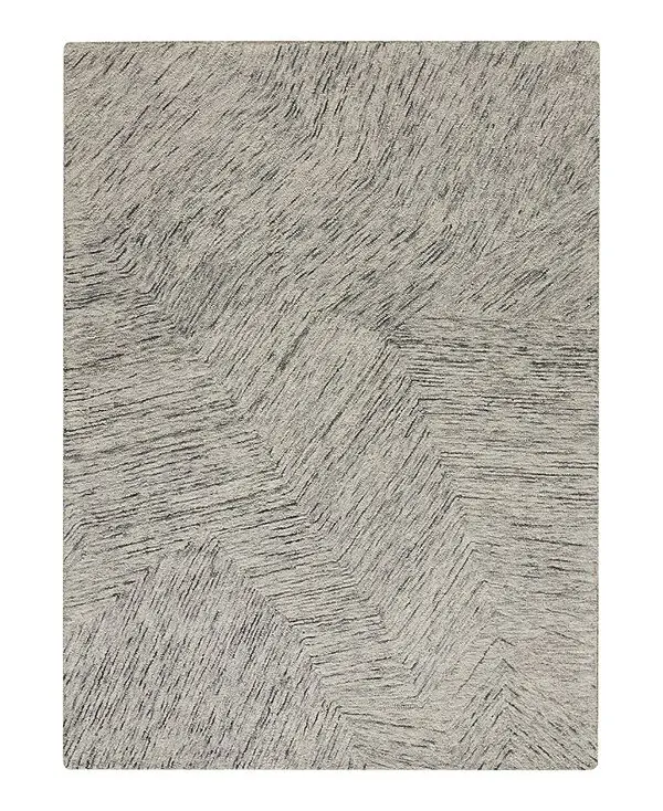 Dkny Pure Angles Ang01 Area Rug, 3'7 X 5'7 - Grey