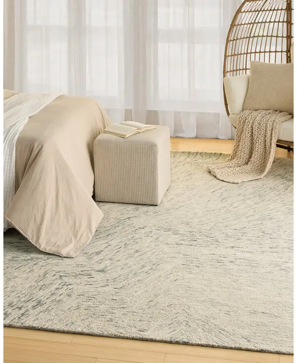 Dkny Pure Angles Ang01 Area Rug, 7'7 X 9'7