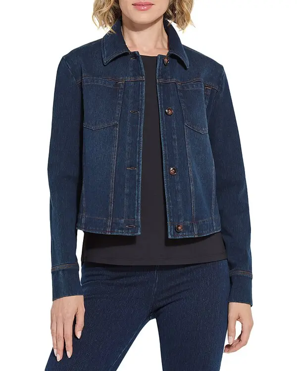 Lyssé Classic Denim Jacket - Indigo