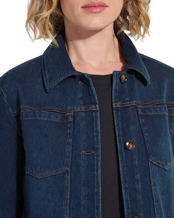 Lyssé Classic Denim Jacket - Indigo