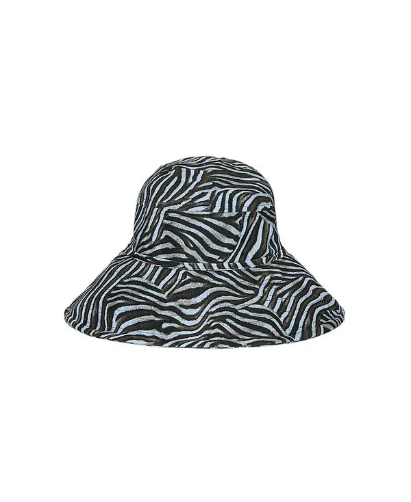 WATSKIN Sienna Wide Brim Hat - Blue Leopard