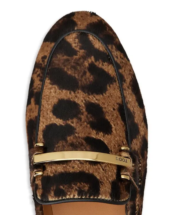 TOD'S Pony Effect Loafers - Light Beige