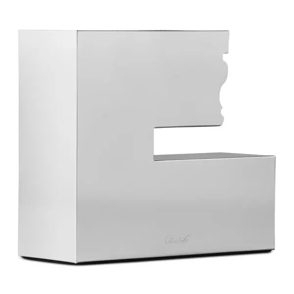 Christofle Perspectives Large One-candle Candleholder, Model N2 Exclusive