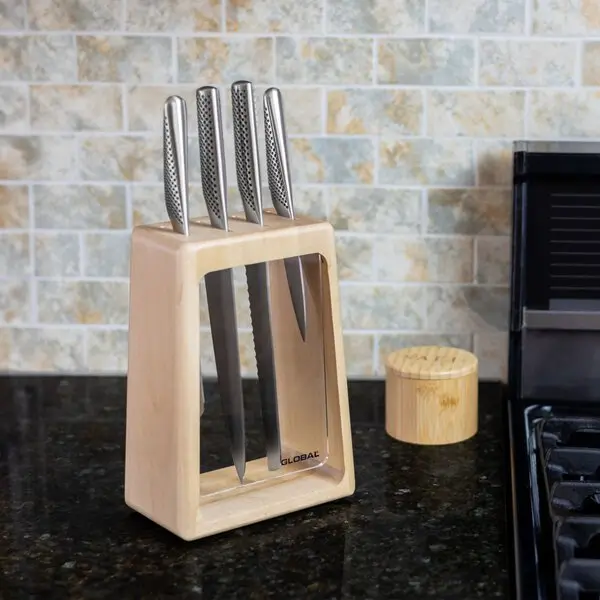 GLOBAL Hashira 5 Piece Knife Block Set