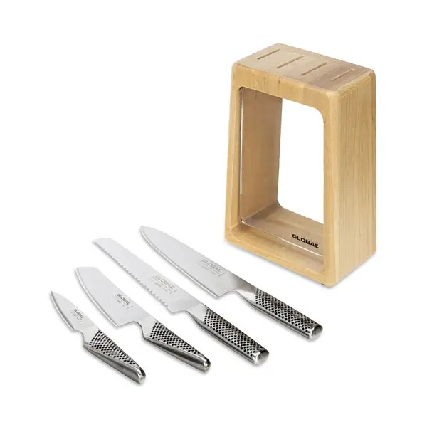 GLOBAL Hashira 5 Piece Knife Block Set