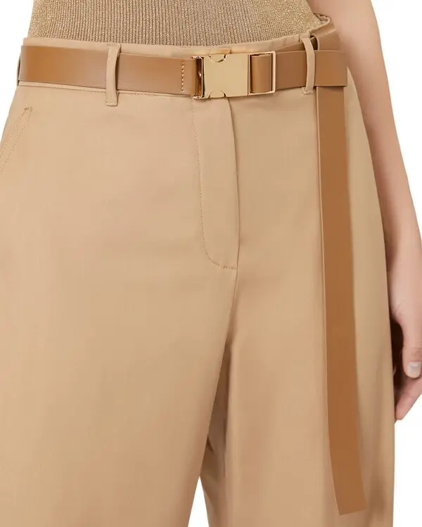 Max Mara High-waist Pants With Belt
