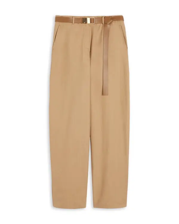 Max Mara High-waist Pants With Belt