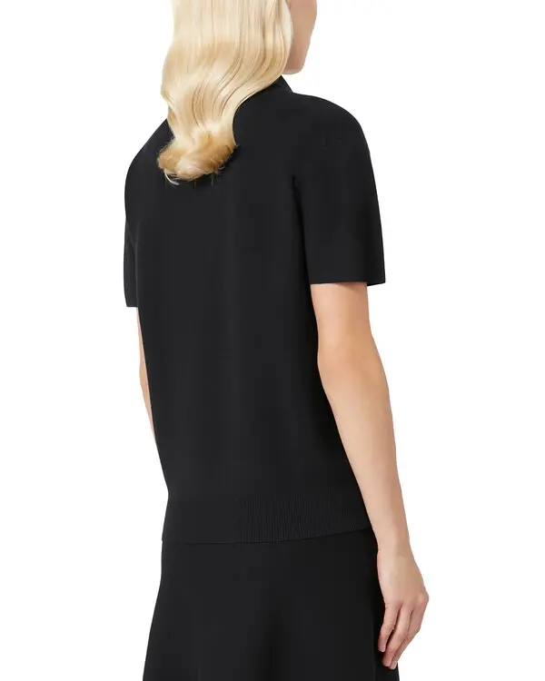 Max Mara Teti Knit Polo Top