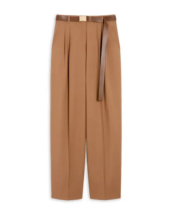 Max Mara Bergamo Belted Wool Pants