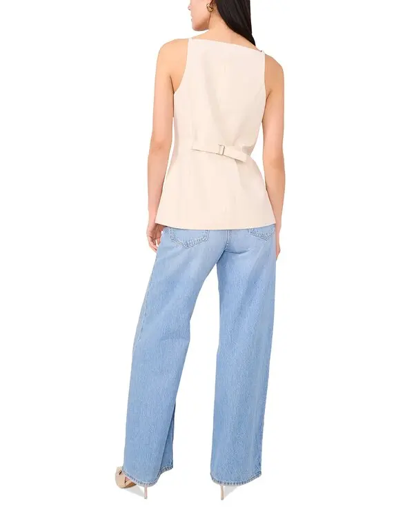 1.State Button Front Vest