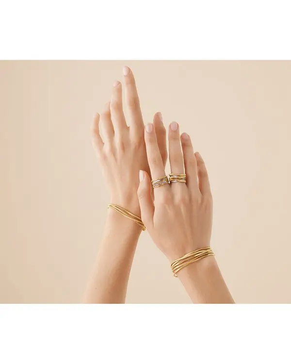 Marco Bicego 18k Yellow Marrakech 3 Strand Coil Bracelet - Gold