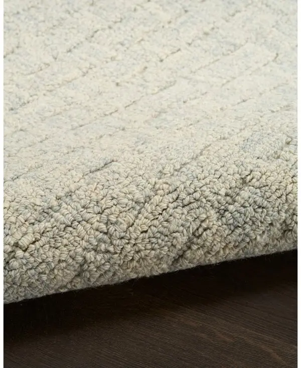Dkny Pure Grids Pgr01 Area Rug, 7'7 X 9'7 - Light/blue