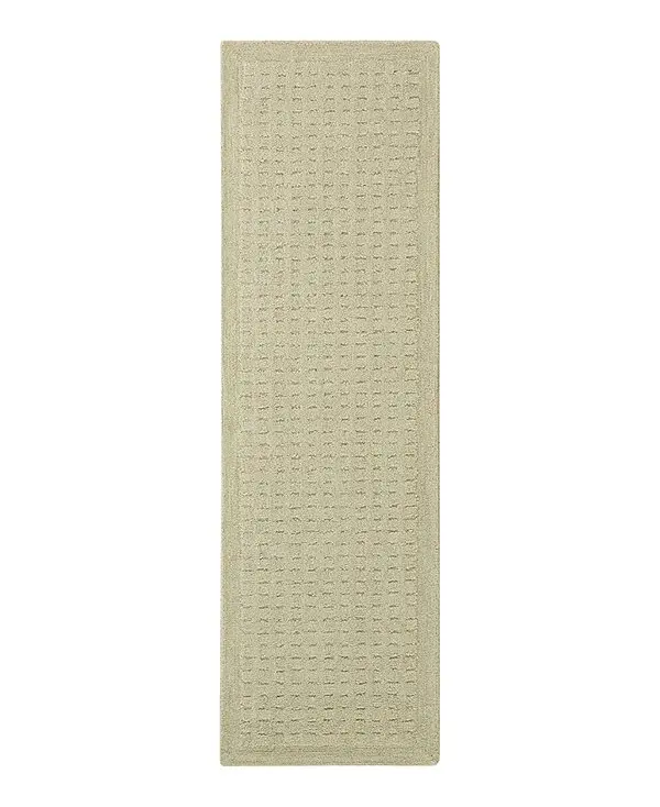 Dkny Pure Grids Pgr01 Runner Area Rug, 2'2 X 7'5 - Light/green