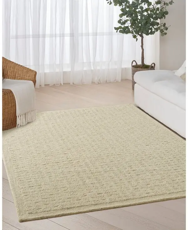 Dkny Pure Grids Pgr01 Area Rug, 5'2 X 7'2 - Light/green