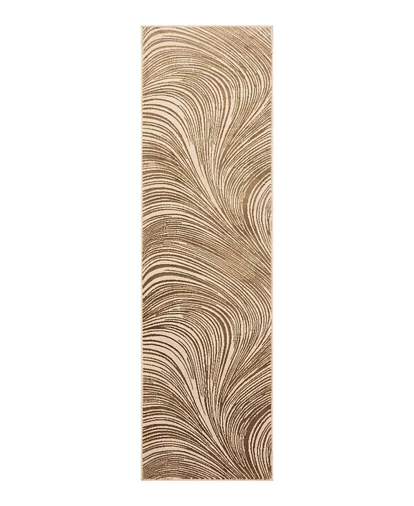 Dkny Central Park West Cep02 Runner Area Rug, 2' X 6 - Beige/brown