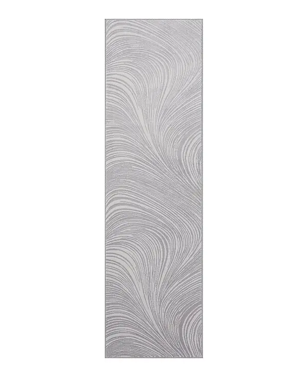 Dkny Central Park West Cep02 Runner Area Rug, 2' X 6 - Grey