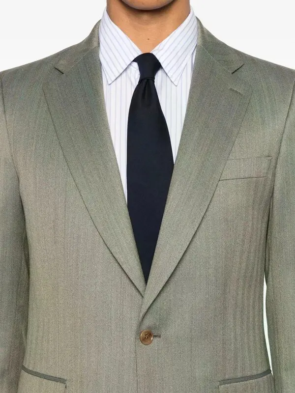 FURSAC Herringbone-pattern Suit
