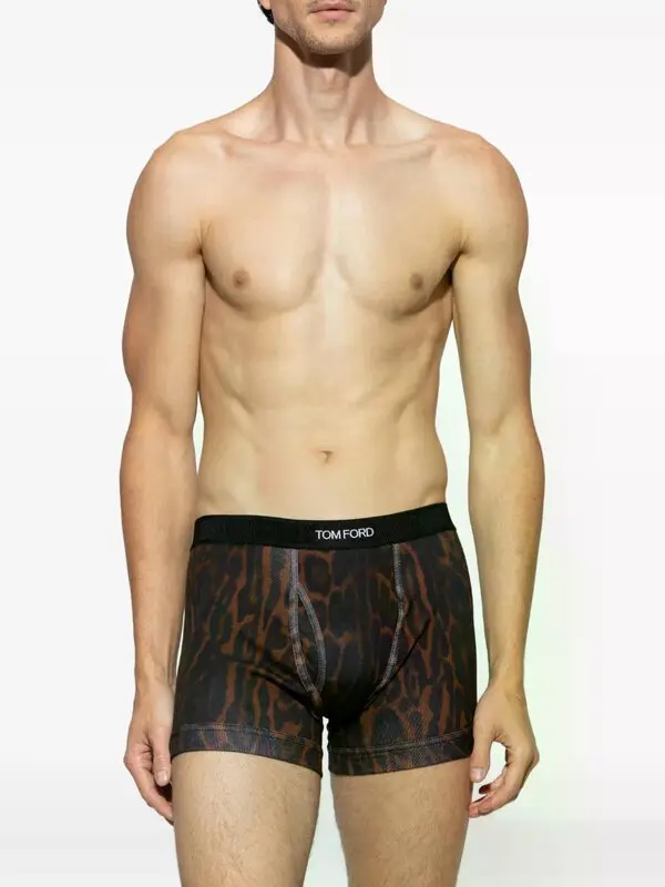TOM FORD Leopard-print Boxers