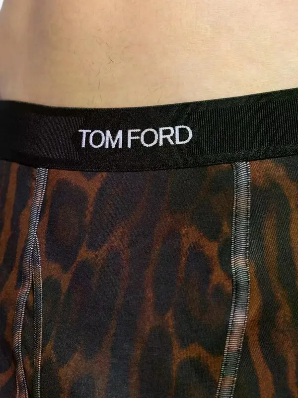 TOM FORD Leopard-print Boxers