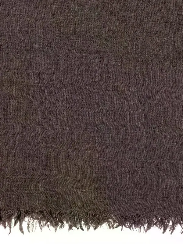 Rick Owens Frayed Scarf - Brown