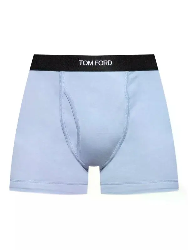 TOM FORD Branded-waistband Boxers - Blue